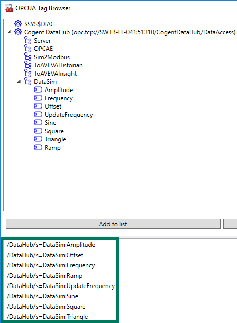 AVEVA System Platform OPC UA Client to DataHub OPC UA Server for Expanded Connectivity