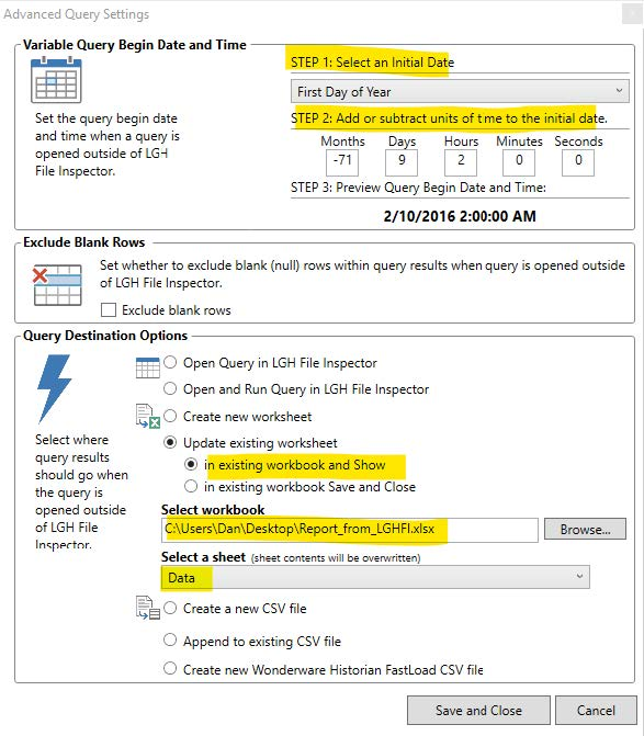 Integrating LGH File Inspector via InTouch Scripting