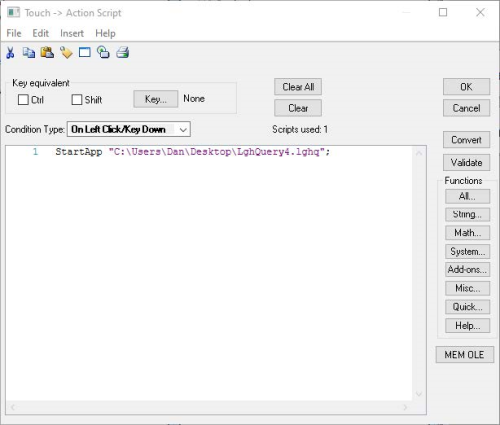 Integrating LGH File Inspector via InTouch Scripting