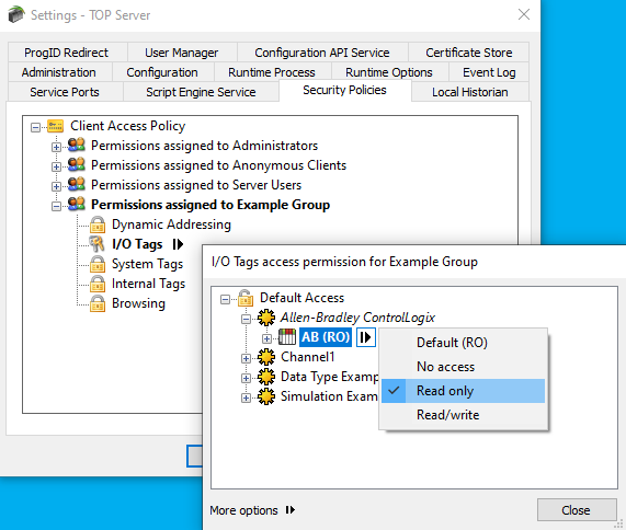 Configure TOP Server and KEPServerEX Remotely and Securely