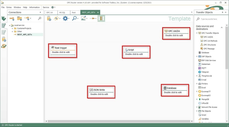 Accessing Industrial Data from OPC & SQL Sources with HTTP Clients