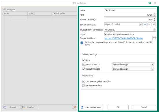 Exploring OPC UA - Configuring OPC Router OPC UA Client & Server
