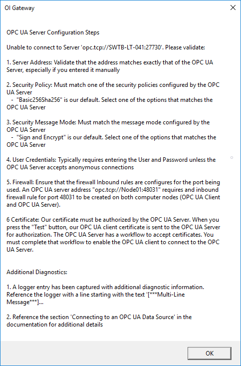 AVEVA System Platform to OmniServer via OPC UA for Non-PLC Devices