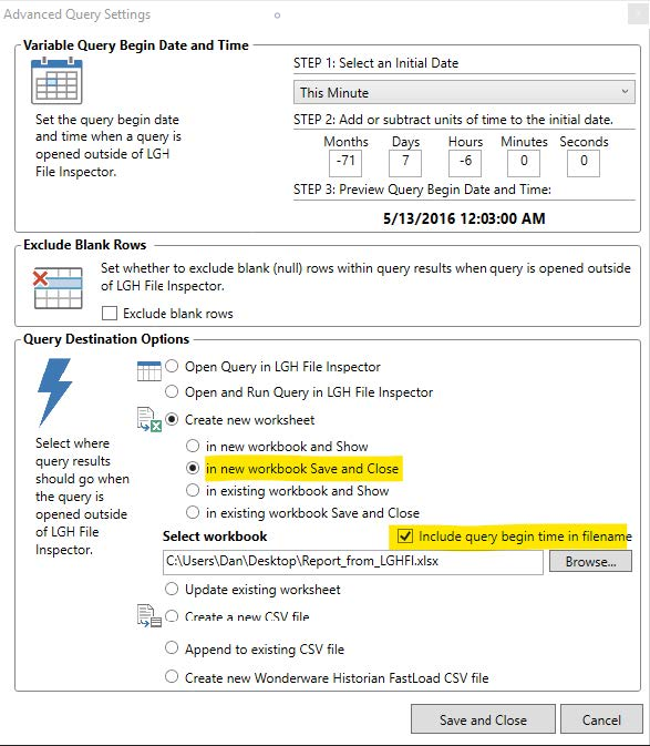Integrating LGH File Inspector via InTouch Scripting