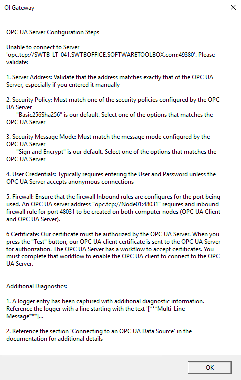 AVEVA System Platform to OPC Router Connectivity Options via OPC UA