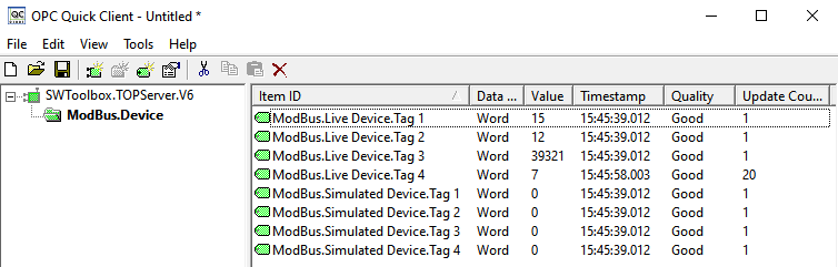 Tech Support Corner: Using TOP Server Simulated Device Mode