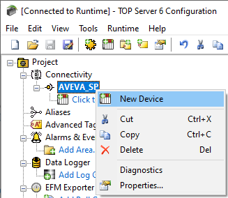 Accessing AVEVA System Platform with TOP Server via OPC UA